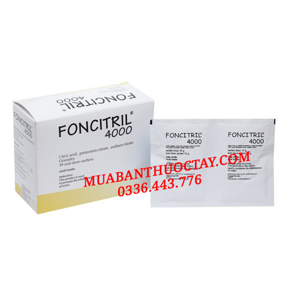 Foncitril 4000mg là thuốc gì, giá bao nhiêu