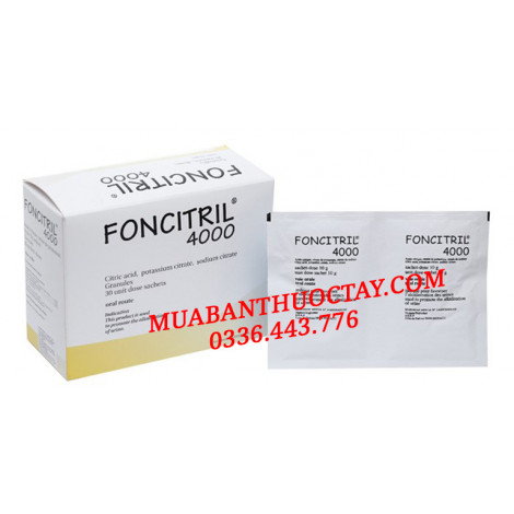 Foncitril 4000mg là thuốc gì, giá bao nhiêu