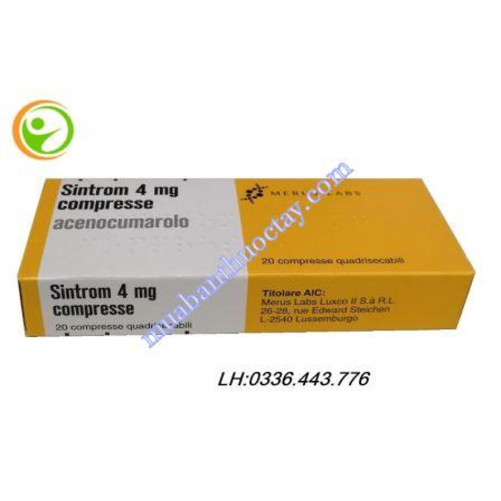 Thuốc chống đông Sintrom 4mg