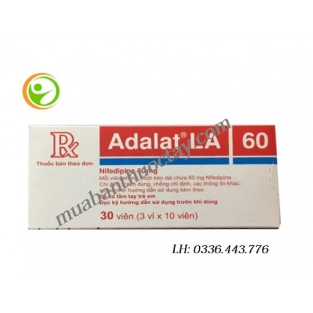 Adalat LA 30mg Thuốc tim mạch